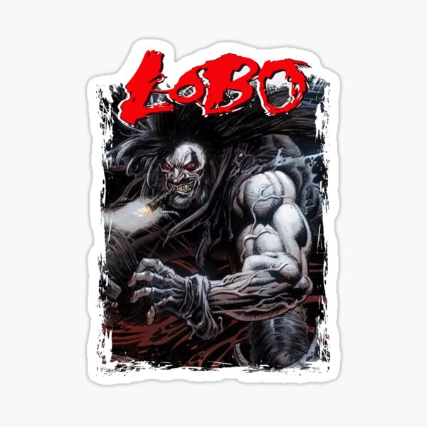 Lobo Dc Comics Stickers | Redbubble