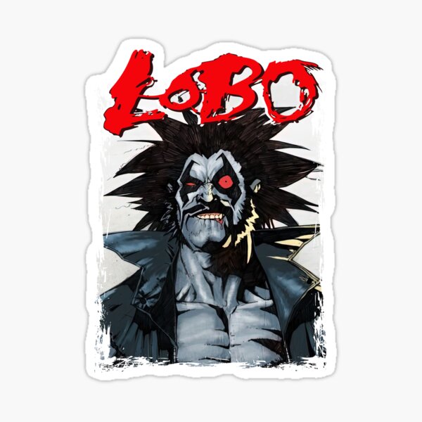 Lobo Dc Comics Stickers | Redbubble