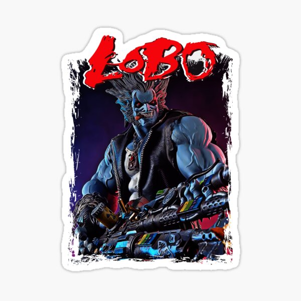 Lobo Dc Comics Stickers | Redbubble