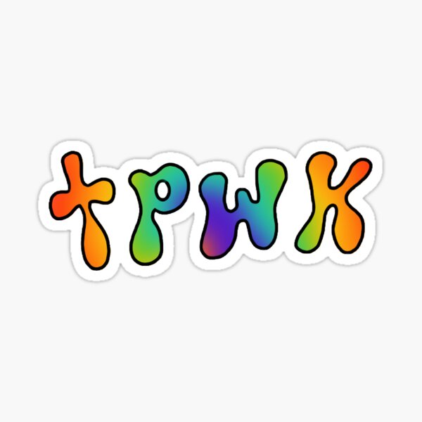 "TPWK Treat people with kindness " Sticker for Sale by abtgraphics ...