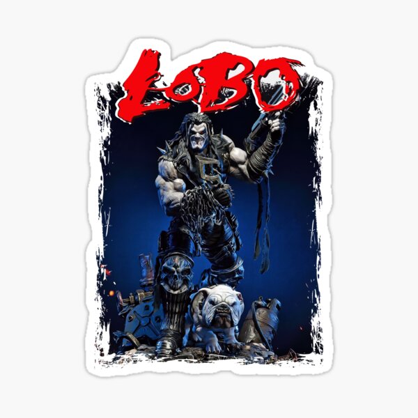 Lobo Dc Comics Stickers | Redbubble