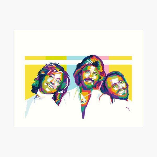 "Bee Gees" Art Print for Sale by ernandofp | Redbubble