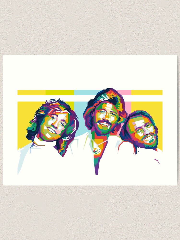 "Bee Gees" Art Print for Sale by ernandofp | Redbubble