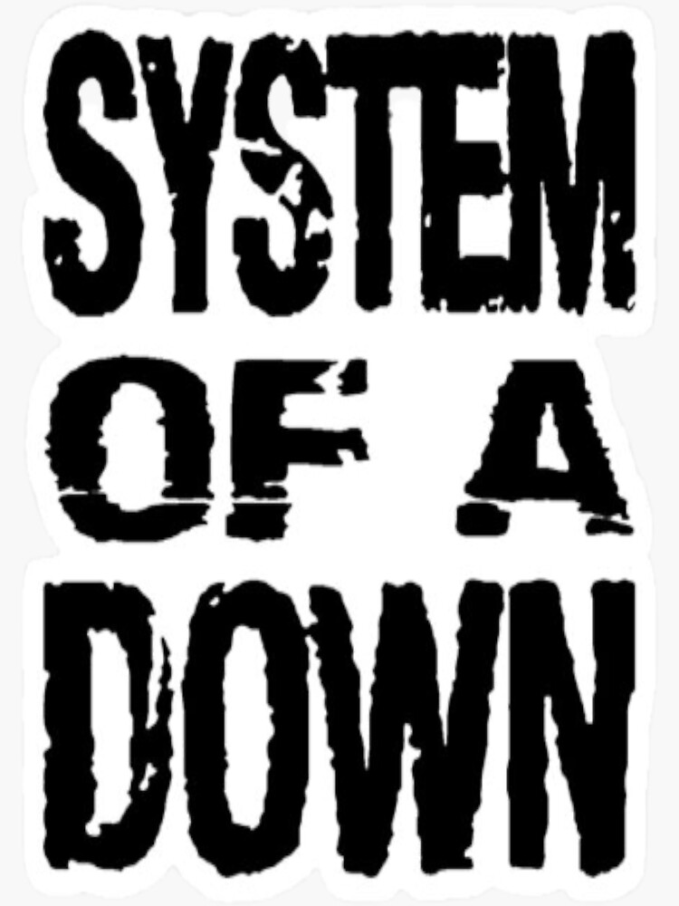 "SOAD" Sticker by Harrydust | Redbubble