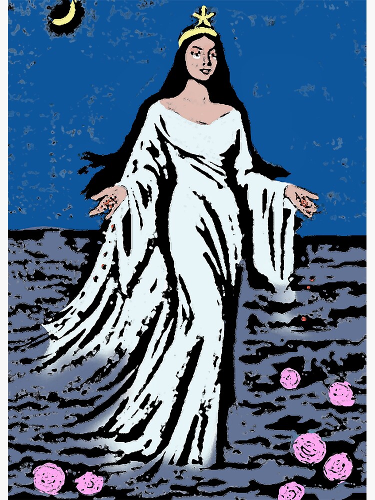 "Yemanja the Orisha of the Sea Watercolour" Sticker for Sale by my ...