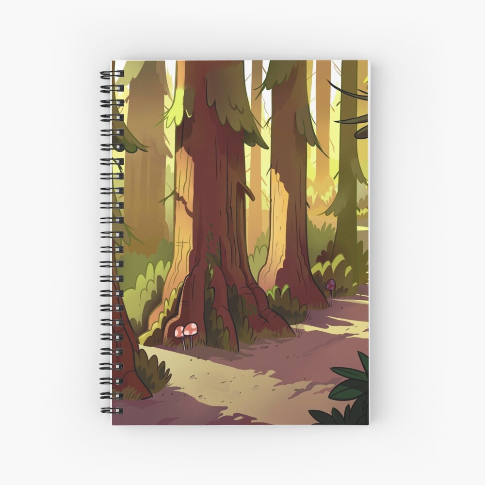 "Gravity falls" Spiral Notebook by EllinorLekebjer | Redbubble