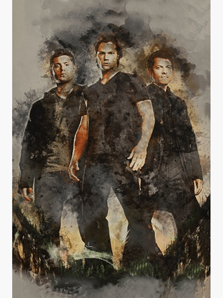 Dean Sam Castiel Supernatural Premium Matte Vertical Poster sold by ...