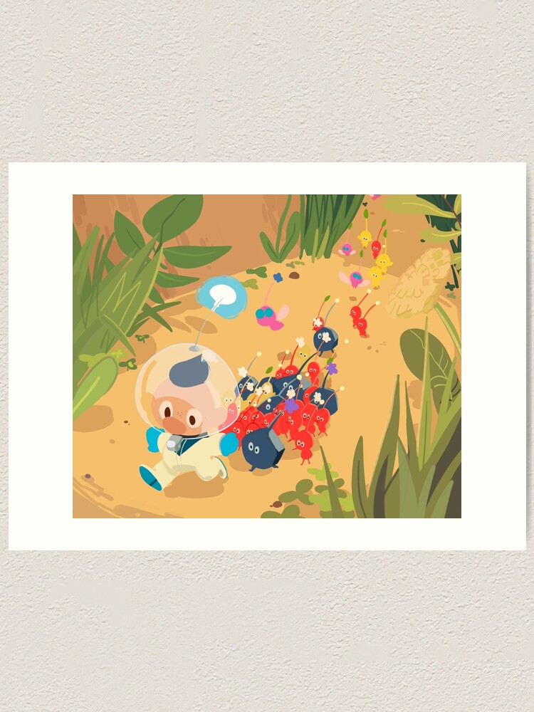 "pikmin print " Art Print for Sale by CHOP4 | Redbubble