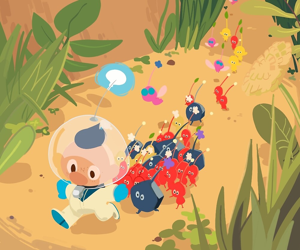 "pikmin print " by CHOP4 | Redbubble