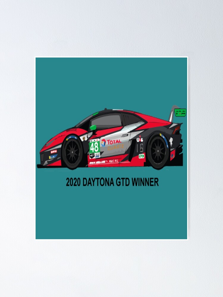 "Imsa Gtd Huracan GT3 IMSA GTD" Poster for Sale by ArtIdeaDecal | Redbubble