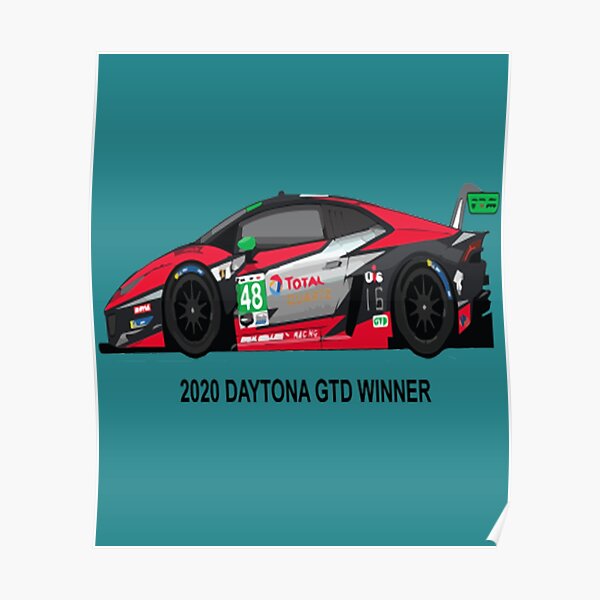 "Imsa Gtd Huracan GT3 IMSA GTD" Poster for Sale by ArtIdeaDecal | Redbubble