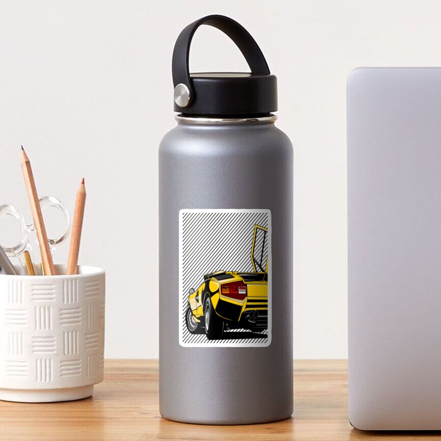 "Lamborghini Countach Legendärer Lamborghini Countach" Sticker von ...