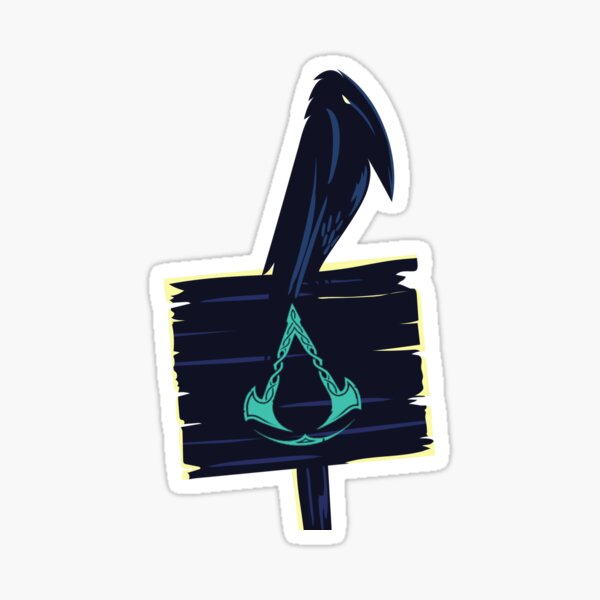 Ac Valhalla Crow Stickers | Redbubble