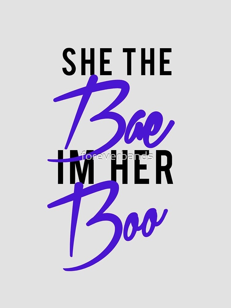 "She the bae im her boo. Work From Home Lyrics." iPhone Case for Sale ...