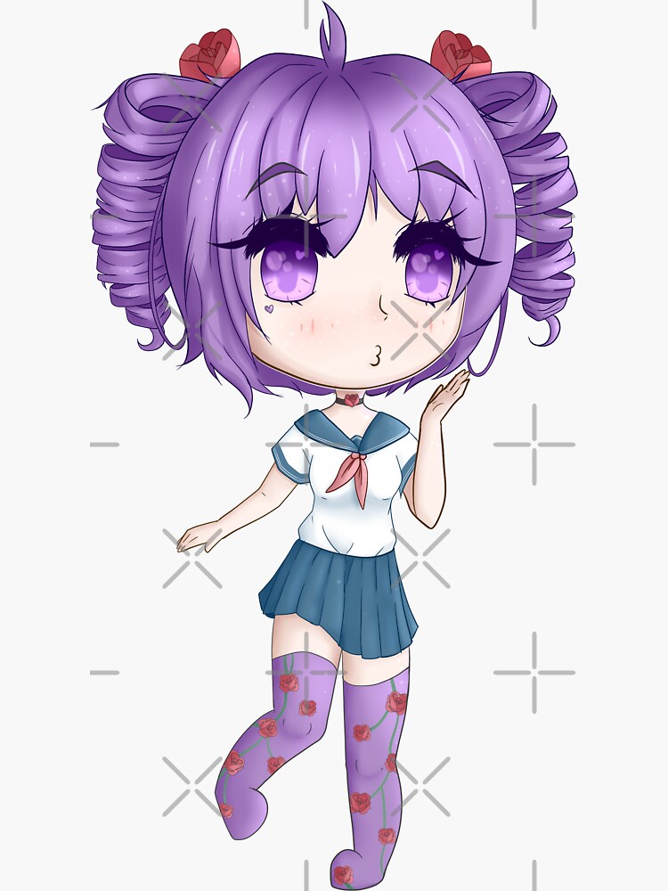 "Kizana Sunobu Chibi" Sticker for Sale by Courtiepie567 | Redbubble