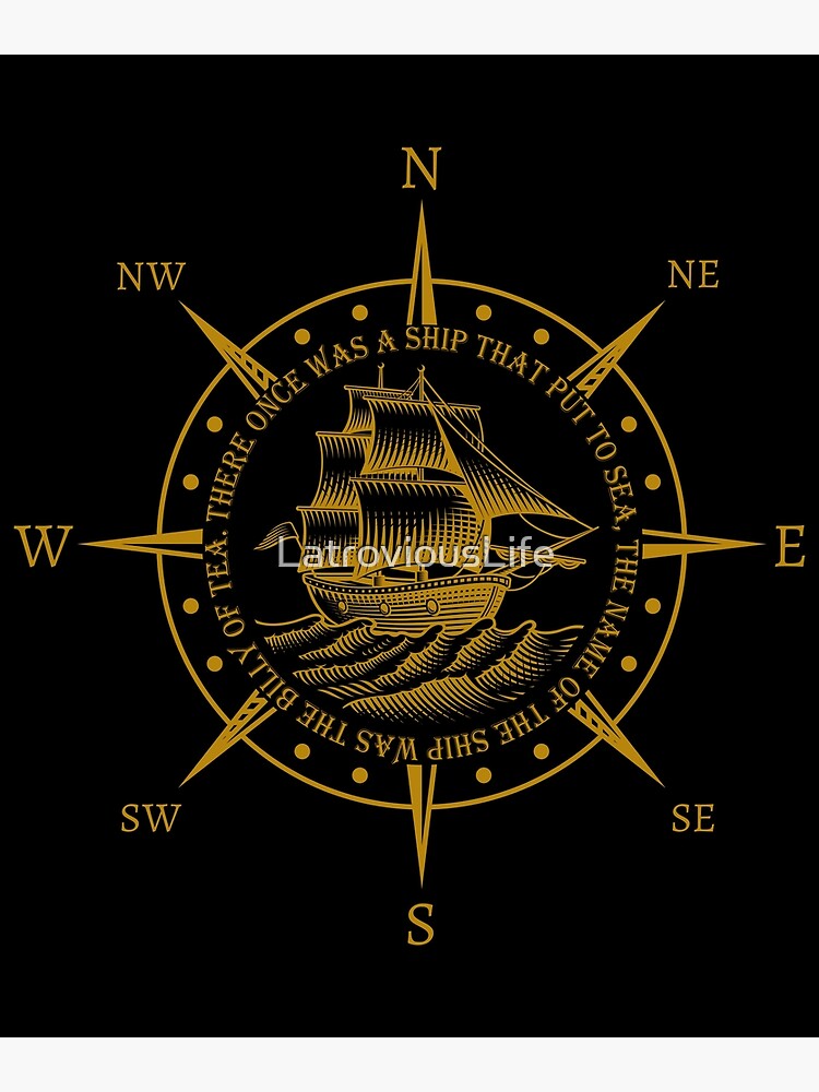 "Billy of tea, Sea Shanty" Poster by LatroviousLife | Redbubble