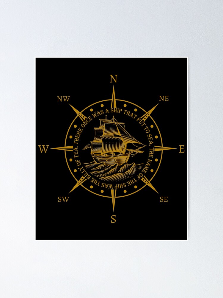 "Billy of tea, Sea Shanty" Poster by LatroviousLife | Redbubble