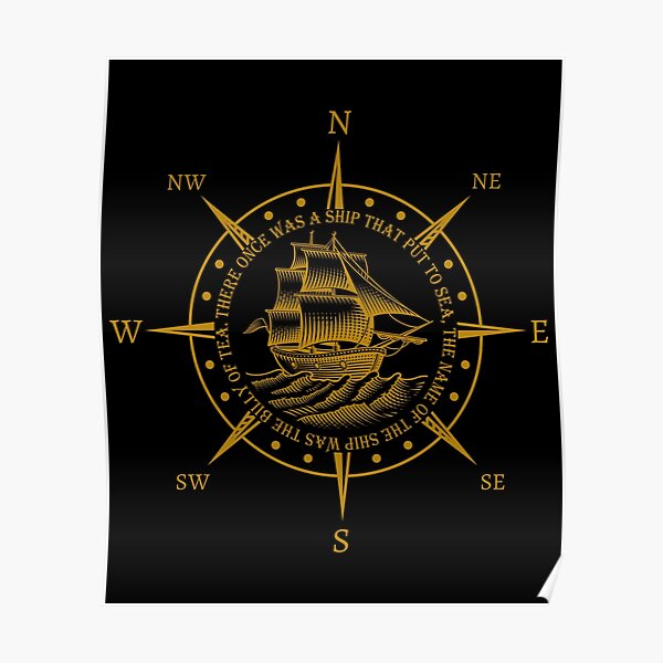 "Billy of tea, Sea Shanty" Poster by LatroviousLife | Redbubble