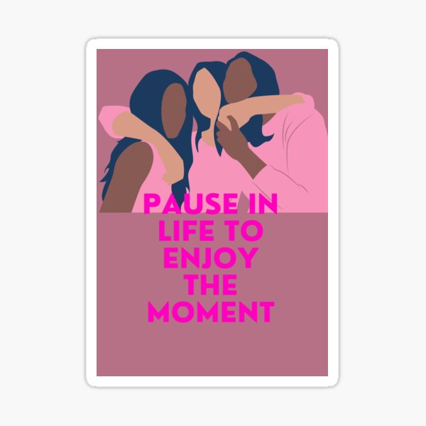 "Pause" Sticker for Sale by B2RFuture | Redbubble