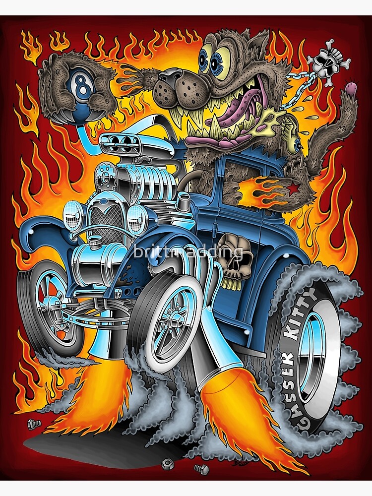 "Gasser Kitty " Poster for Sale by brittmadding | Redbubble