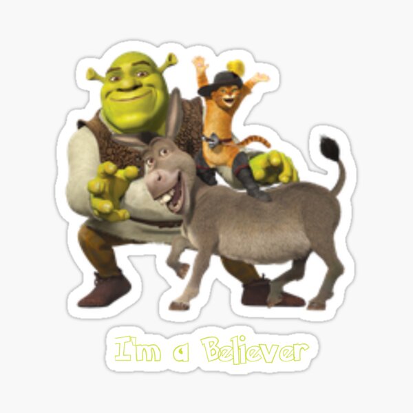 "Shrek " Sticker for Sale by Selena122 | Redbubble