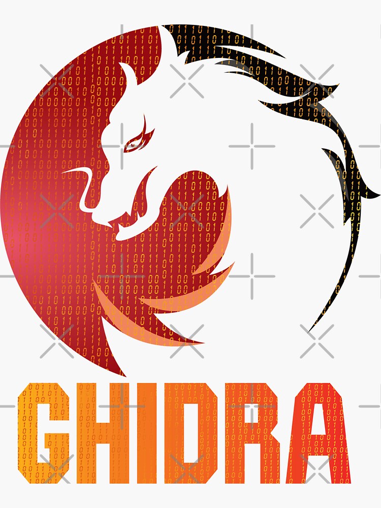 "Cyber Security - NSA - Ghidra - Reverse Engineering tool" Sticker for ...