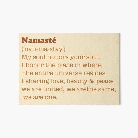 "Namaste bohemian" Art Board Print for Sale by Spirit-Art | Redbubble