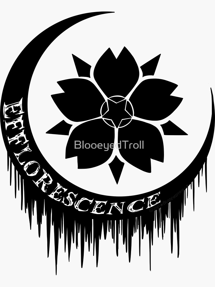 "Efflorescence" Sticker for Sale by BlooeyedTroll | Redbubble