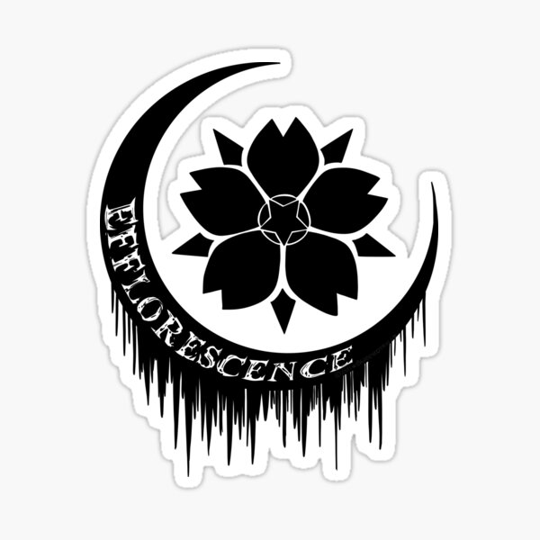 "Efflorescence" Sticker for Sale by BlooeyedTroll | Redbubble