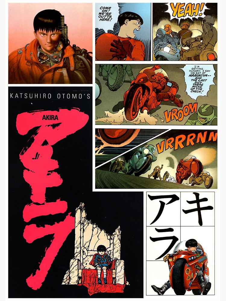 "AKIRA collage" Sticker for Sale by benbdprod | Redbubble