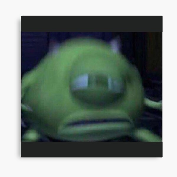 "angry mike wazowski" Canvas Print for Sale by Geempah | Redbubble