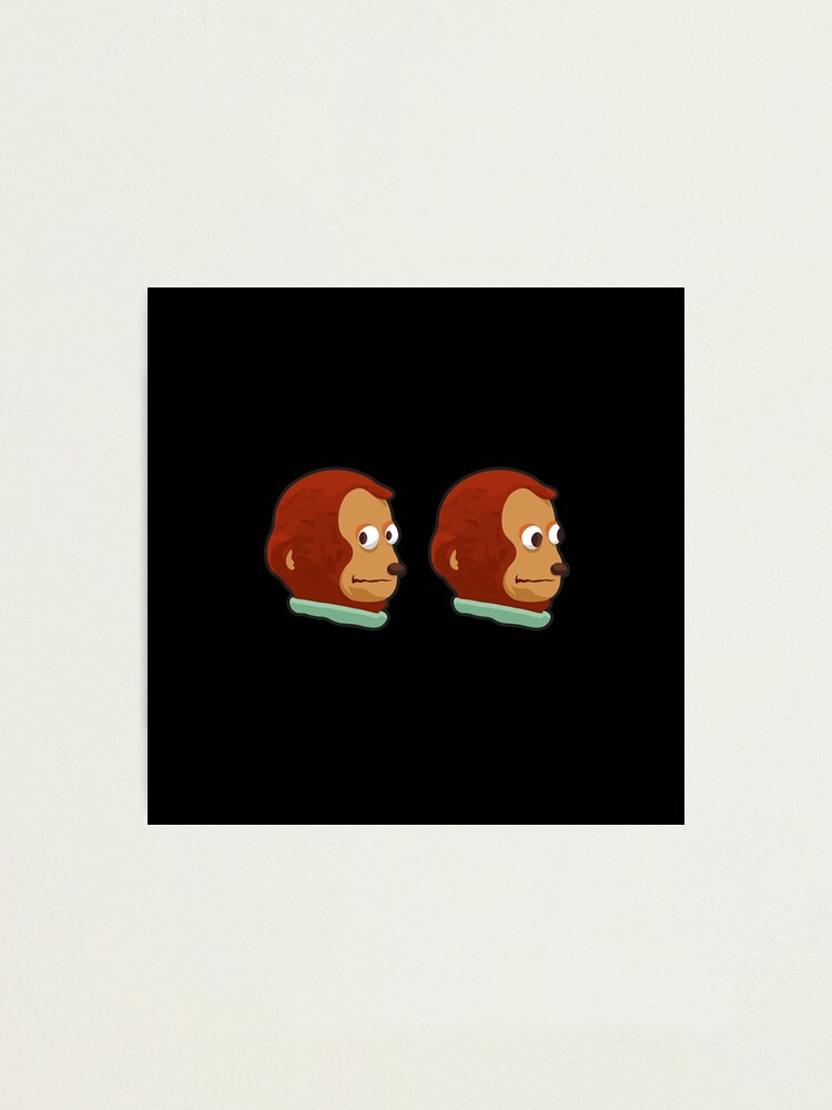"Monkey Stare Meme, funny memes" Photographic Print for Sale by ...