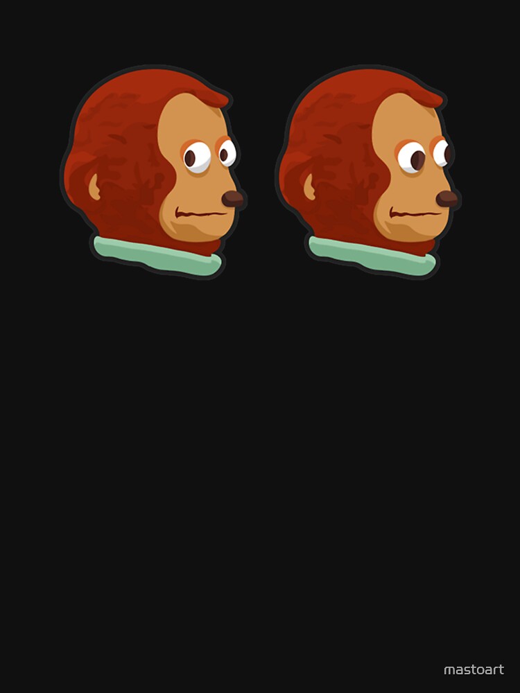 "Monkey Stare Meme, funny memes" T-shirt for Sale by mastoart ...