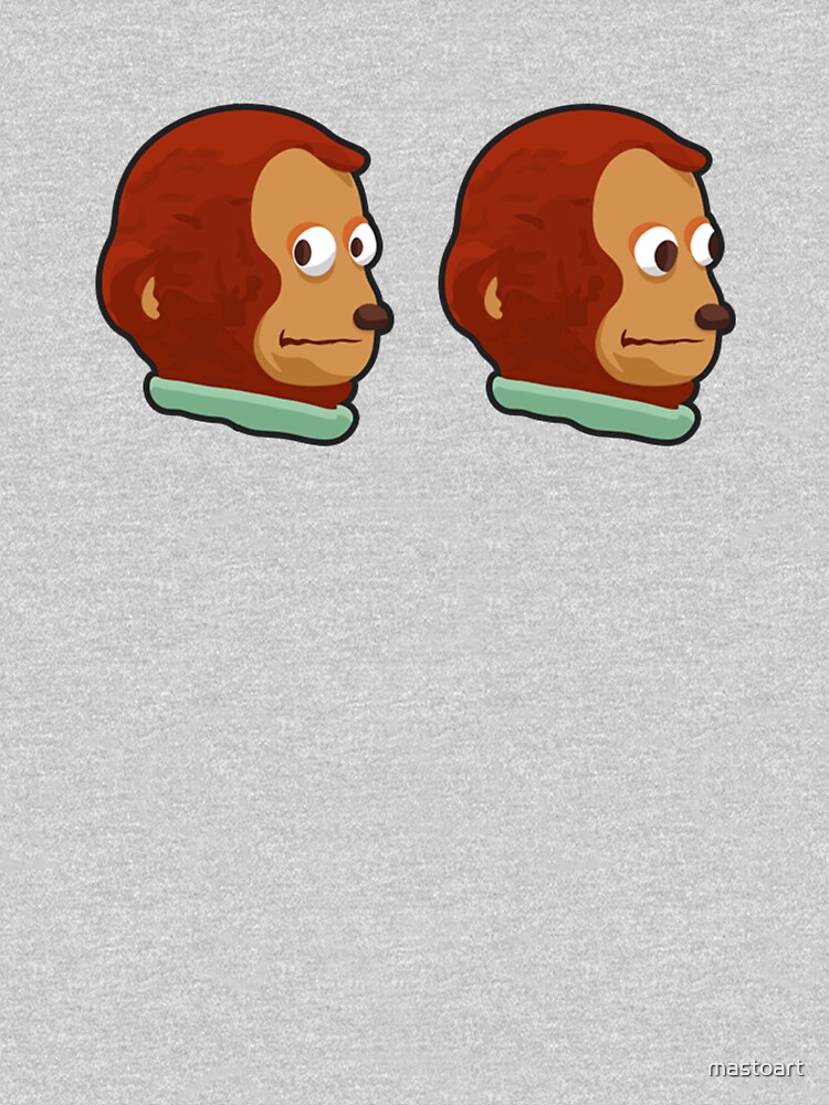 "Monkey Stare Meme, funny memes gift" T-shirt for Sale by mastoart ...