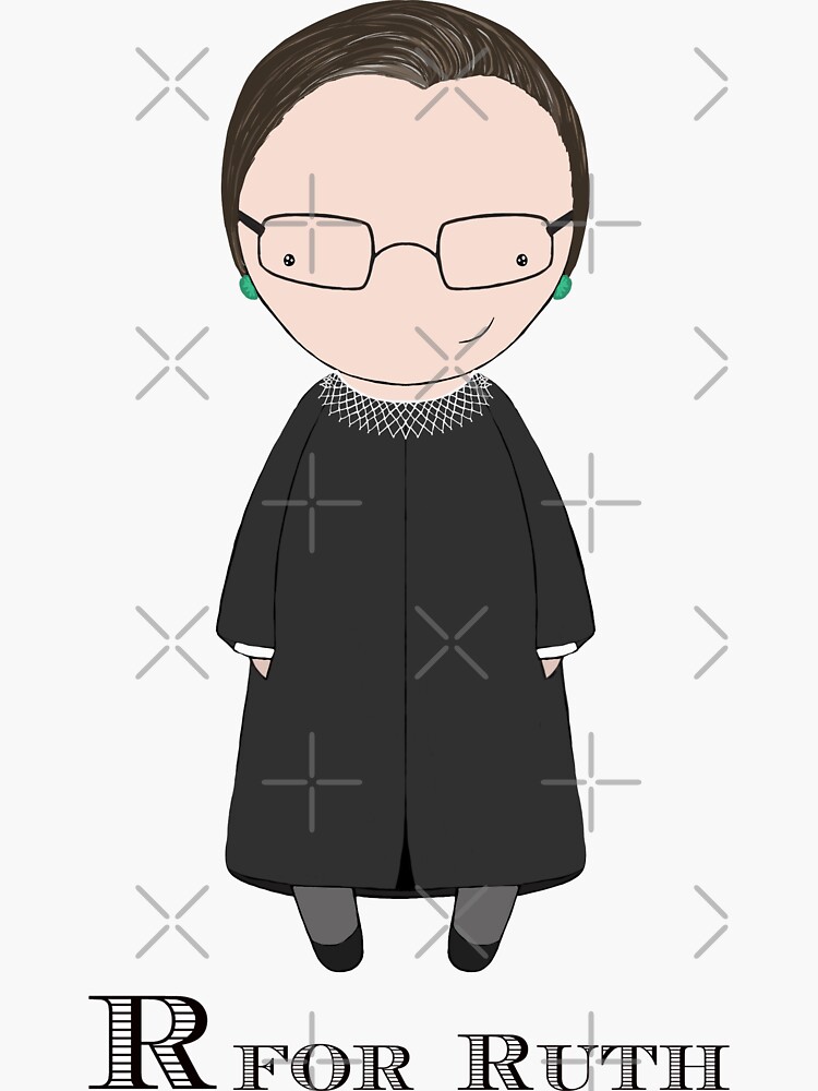 "R is for Ruth" Sticker for Sale by mimiboo | Redbubble