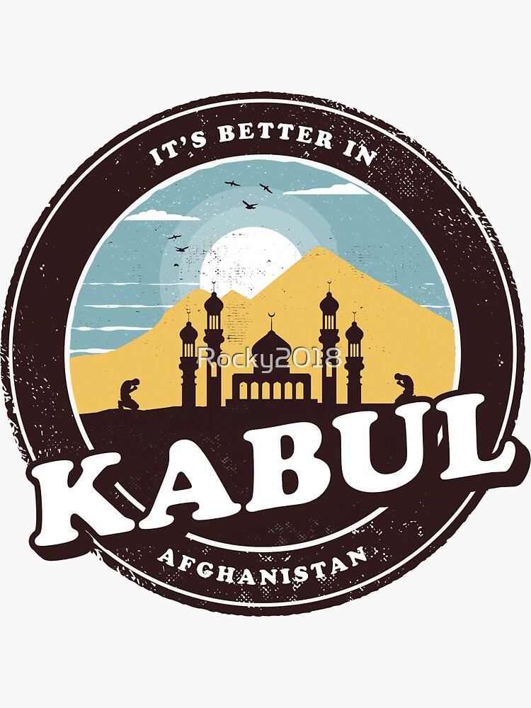 "Kabul Afghanistan Vintage Mosque Design" Sticker for Sale by Rocky2018 ...