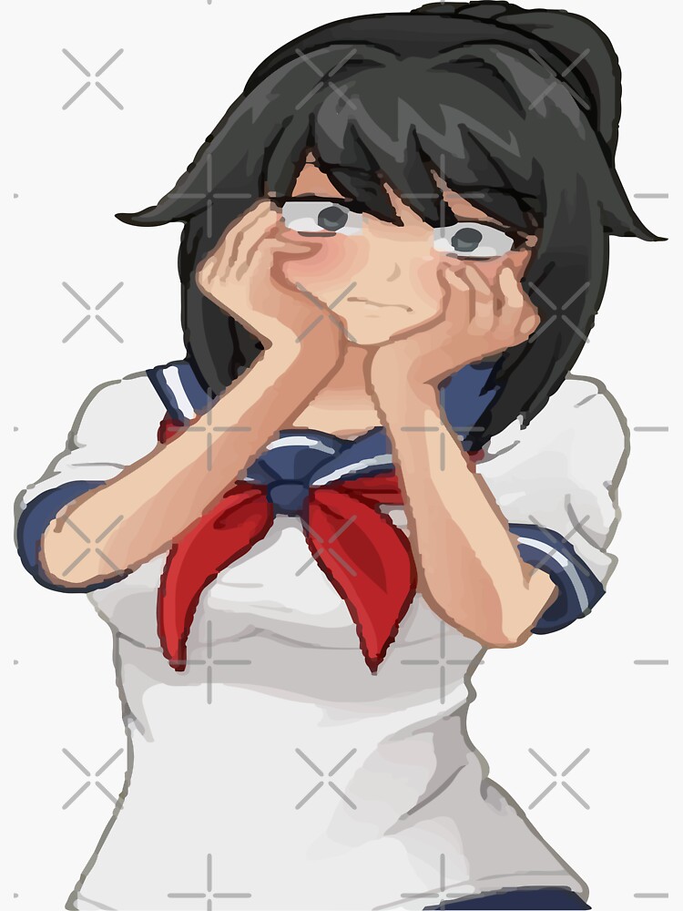 "Ayano Chan" Sticker by Storehut | Redbubble