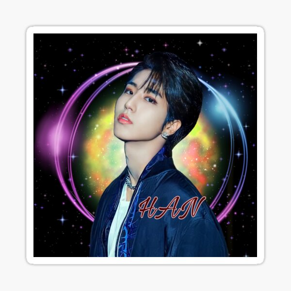 "Stray Kids Han" Sticker for Sale by SchireCreatives | Redbubble