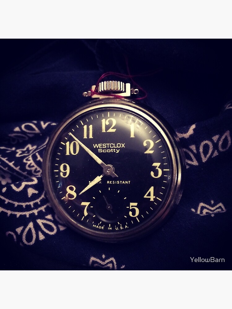 "Vintage Pocket Watch" Sticker by YellowBarn | Redbubble