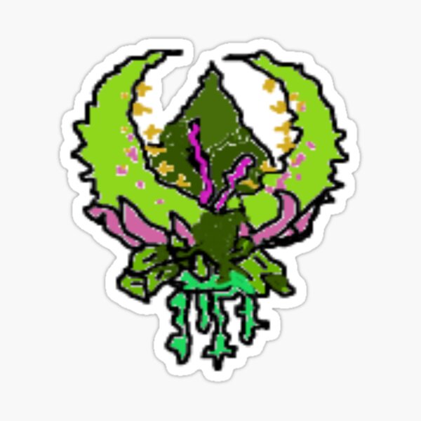 "plantera form 2" Sticker by TCHG | Redbubble