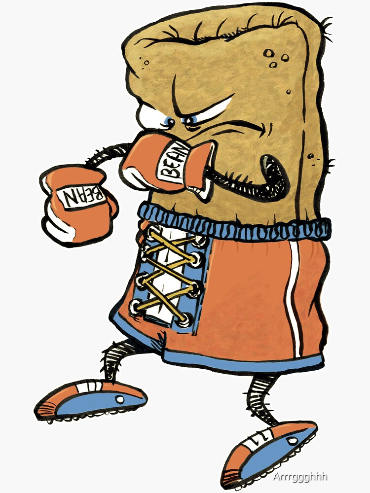 "Boxing Burrito" Sticker for Sale by Arrrggghhh | Redbubble