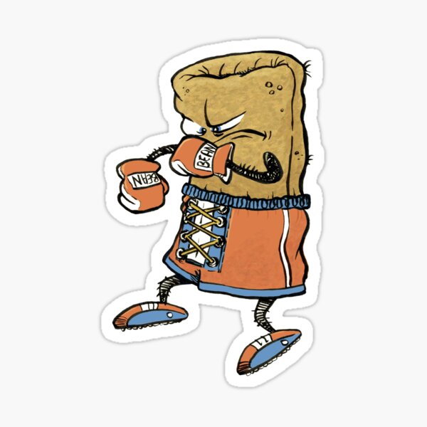 "Boxing Burrito" Sticker for Sale by Arrrggghhh | Redbubble