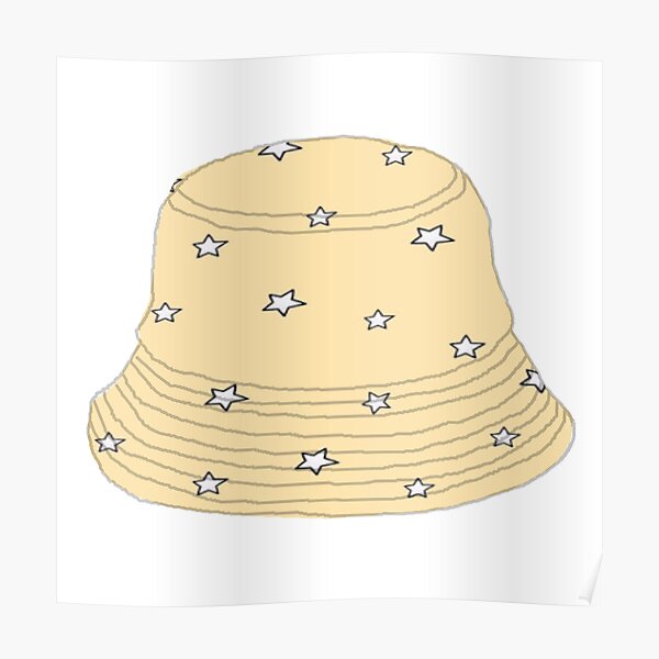 "cute vsco star bucket hat " Poster for Sale by carriejng | Redbubble