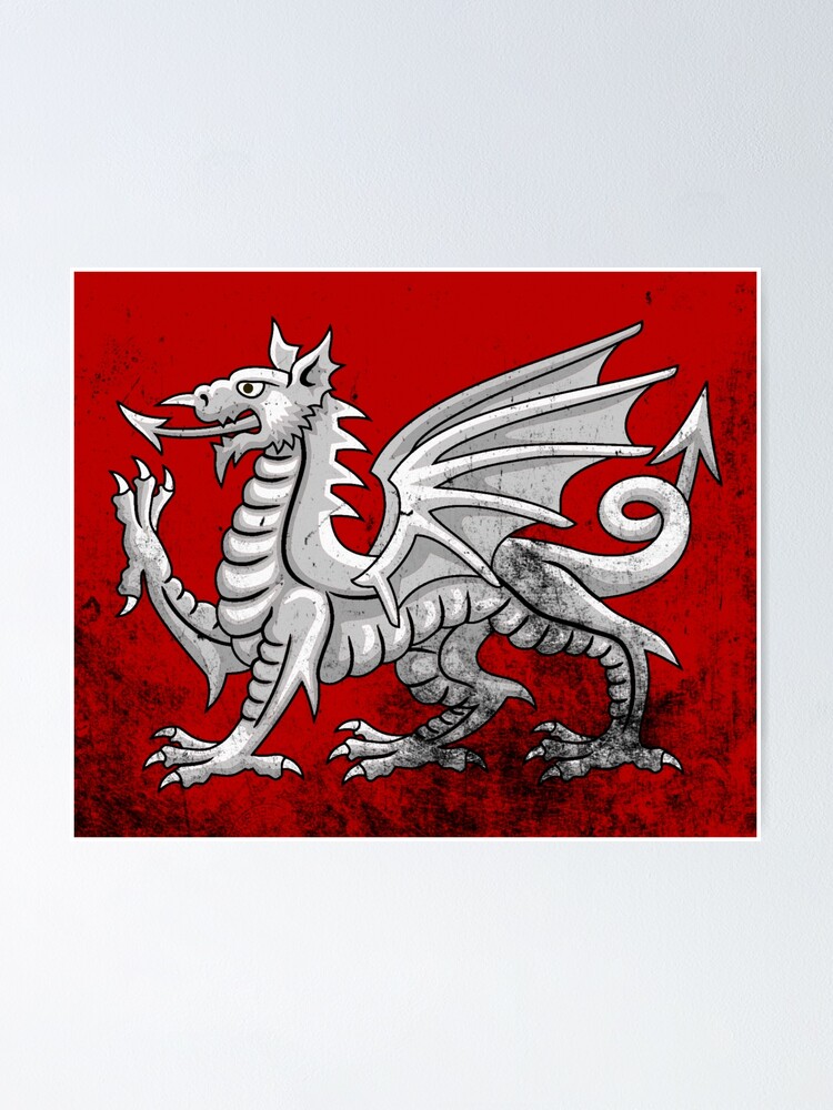 "Anglo Saxon Flag 2" Poster for Sale by roberthamilton1 | Redbubble