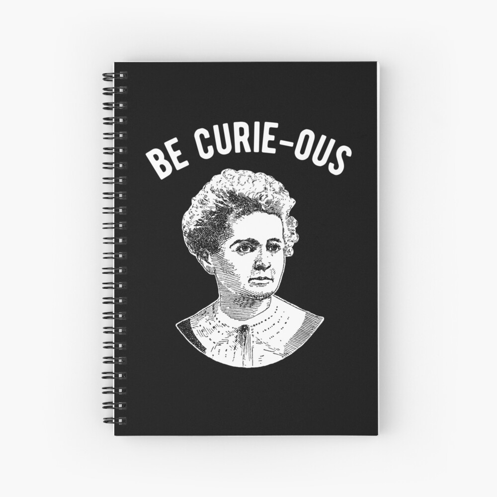 Cuaderno de espiral «Marie Curie Mujeres en la ciencia Feminista Be ...