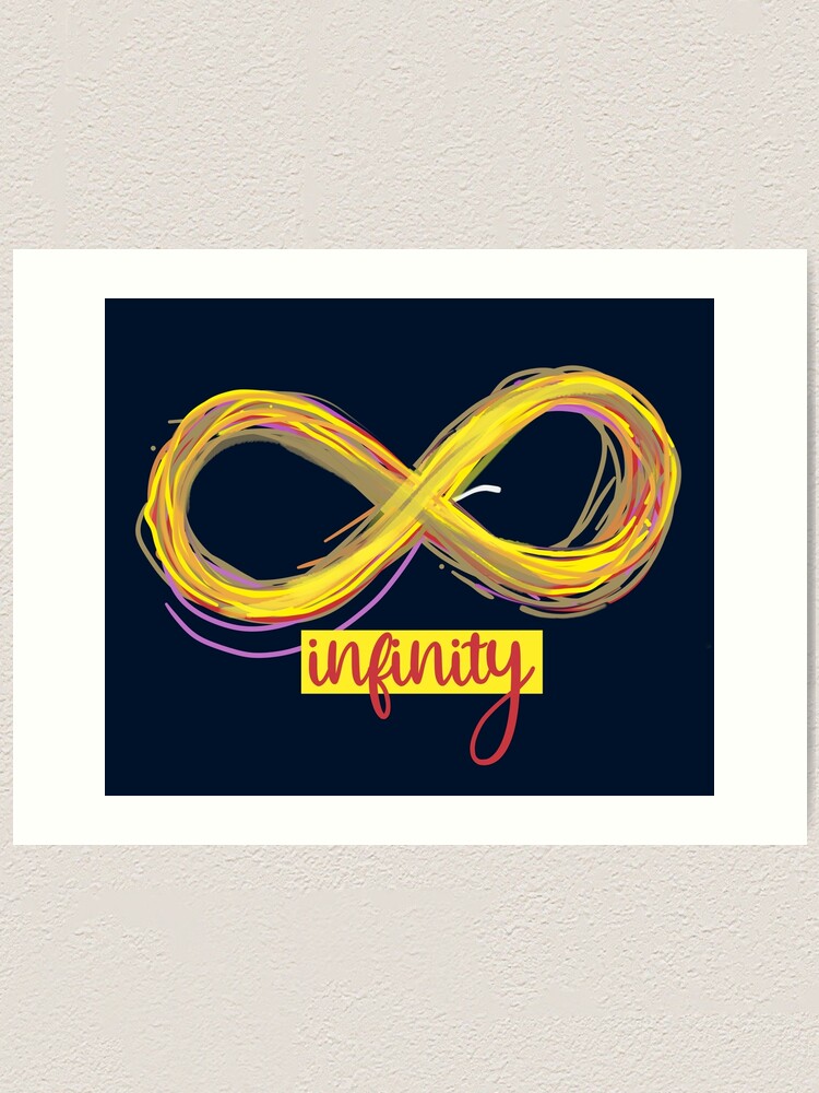"Infinity Symbol Aesthetic Lines" Art Print for Sale by Ngaiseot ...