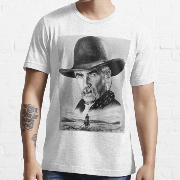 "Sam Elliot Lone Rider" T-shirt for Sale by arfineart | Redbubble ...