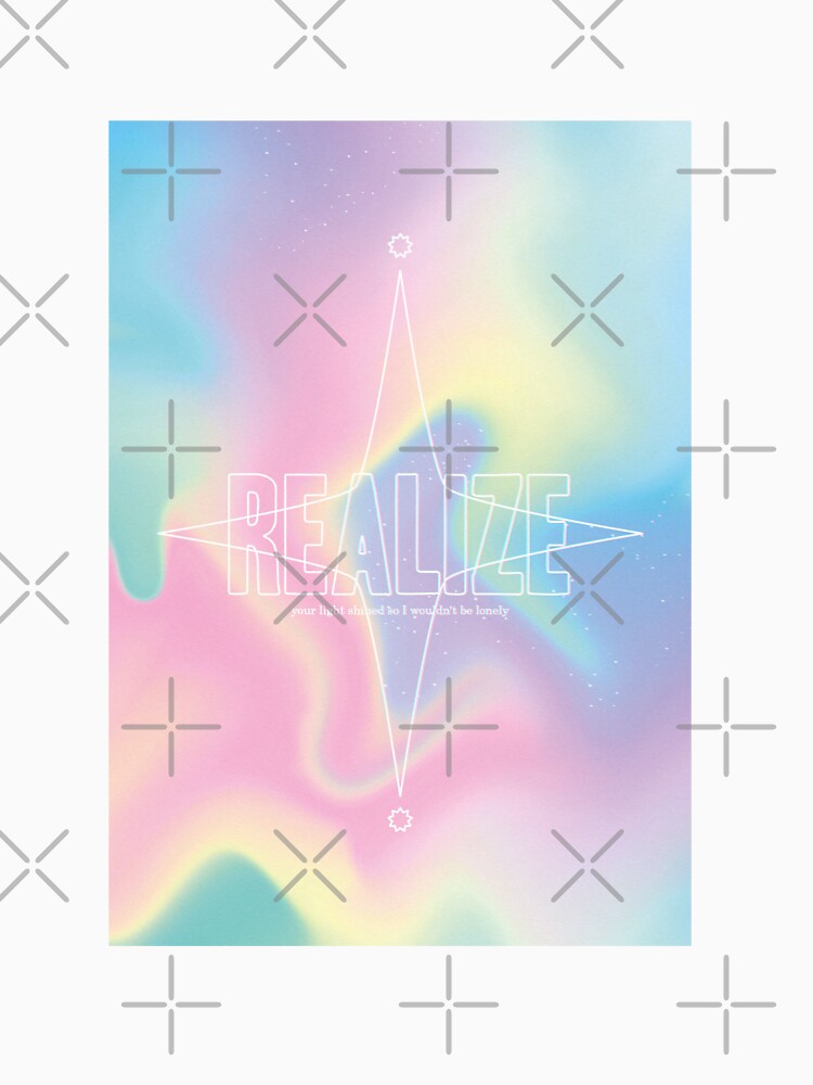 "CRAVITY "Realize" kpop fanart lyric poster" Classic T-Shirt for Sale ...