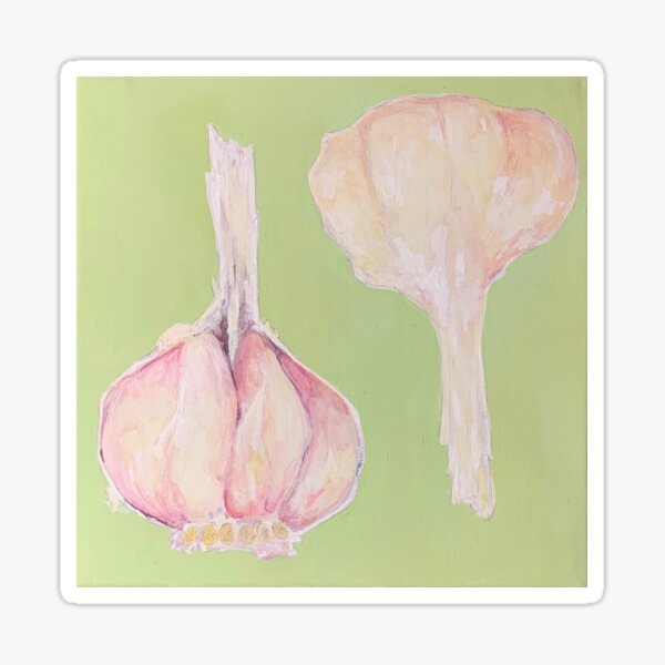"garlic" Sticker for Sale by airplaner | Redbubble