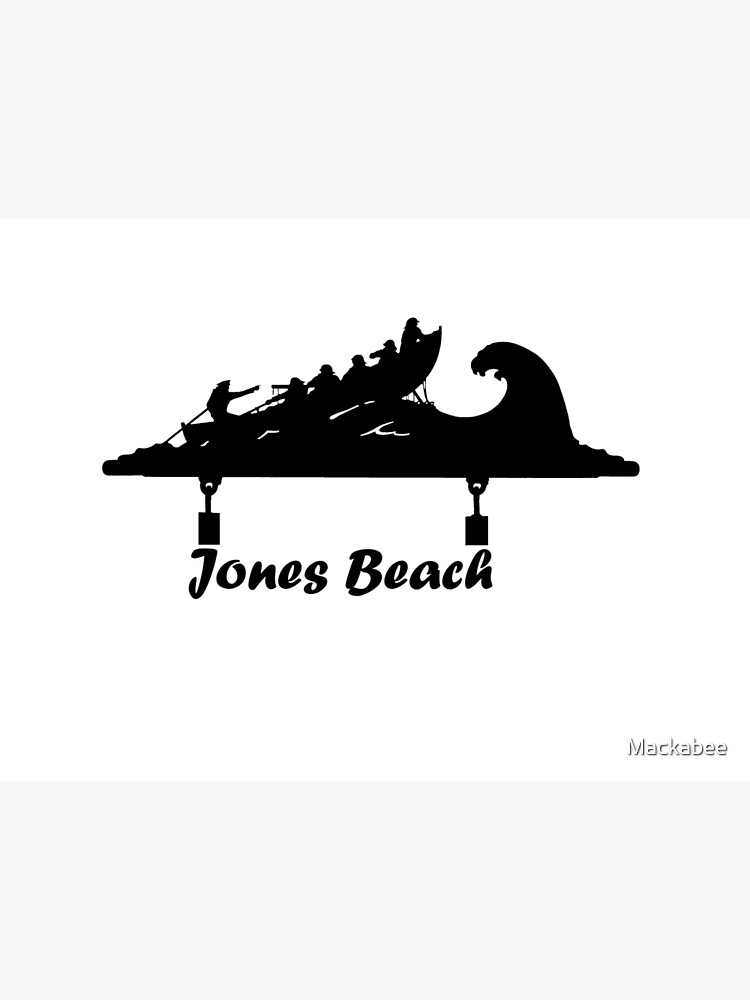 "Jones Beach Art Deco Sign - Lifeguards" Art Print by Mackabee | Redbubble